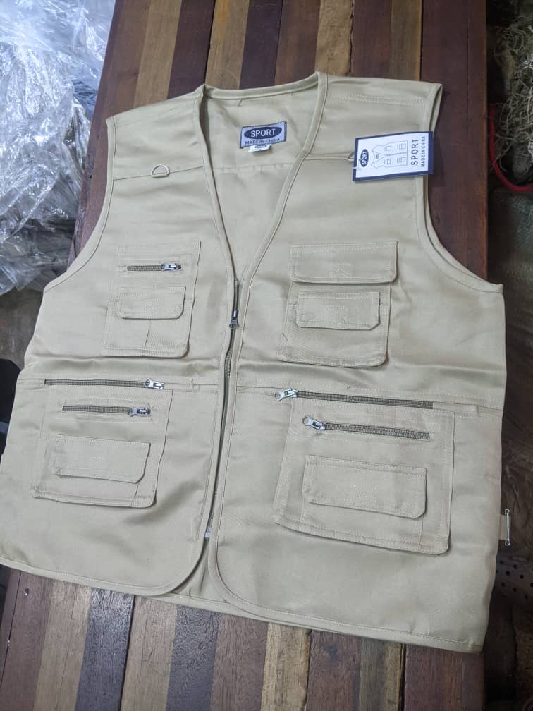 Press jacket khaki color - Safety Gear Hub
