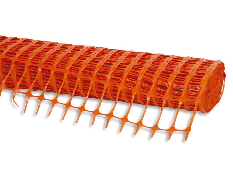 Orange Barrier Mesh 50m Roll - Safety Gear Hub